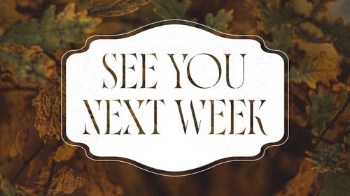 Welcome To Church Fall Label HD and 4K slide template | WorshipTools